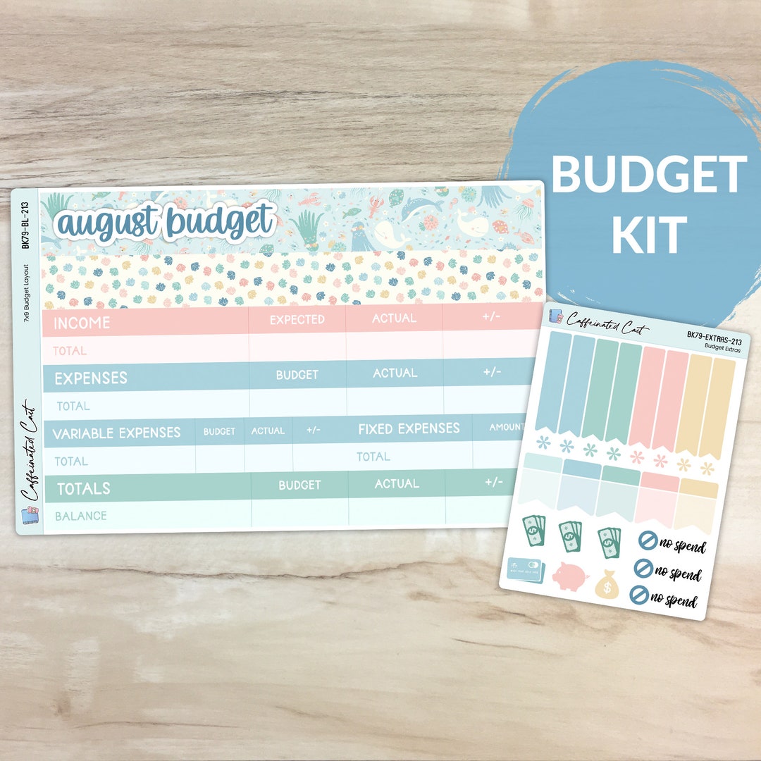 Budget Kit - Under the Sea [ BK-213 ] - Etsy
