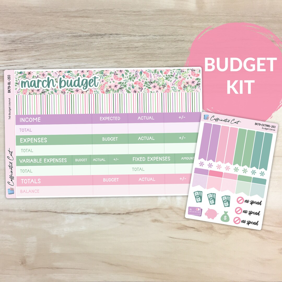 Budget Kit - Renew [ BK-203 ] - Etsy