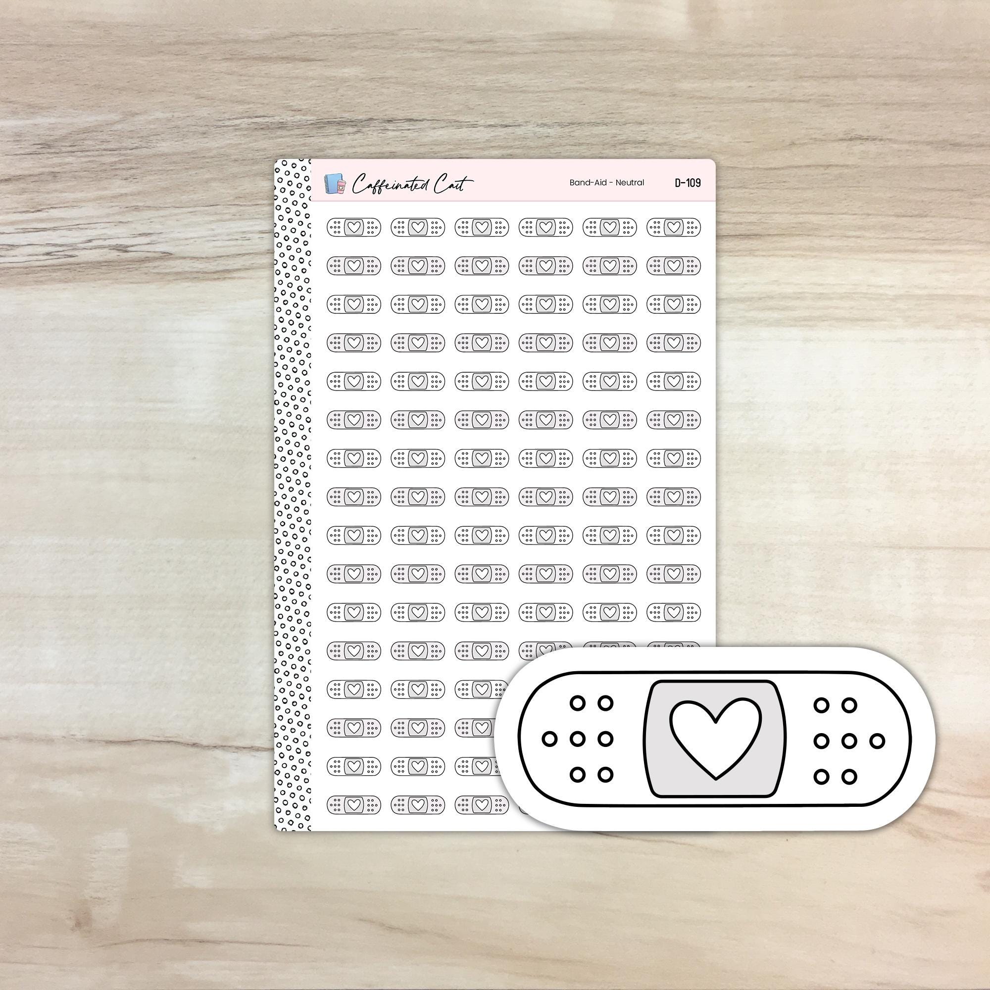 Band Aid Doodle Icon Stickers - Etsy