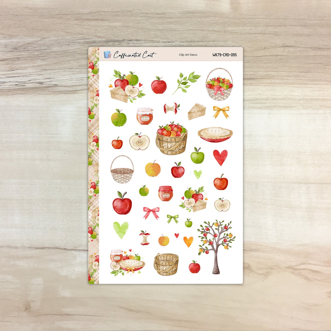 Decorative Clip Art - Apple Picking [ WK-095 ] - Etsy