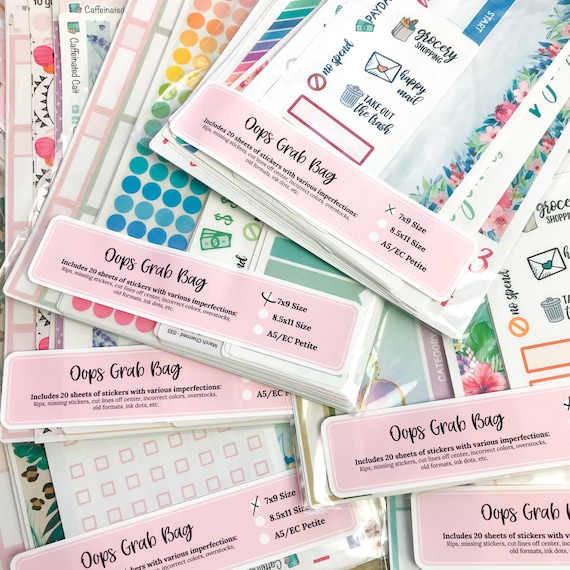 Oops Sticker Grab Bags - Etsy