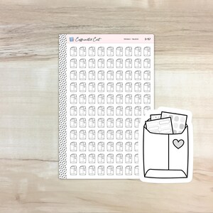 Sticker Happy Mail Doodle Icon Stickers - Etsy