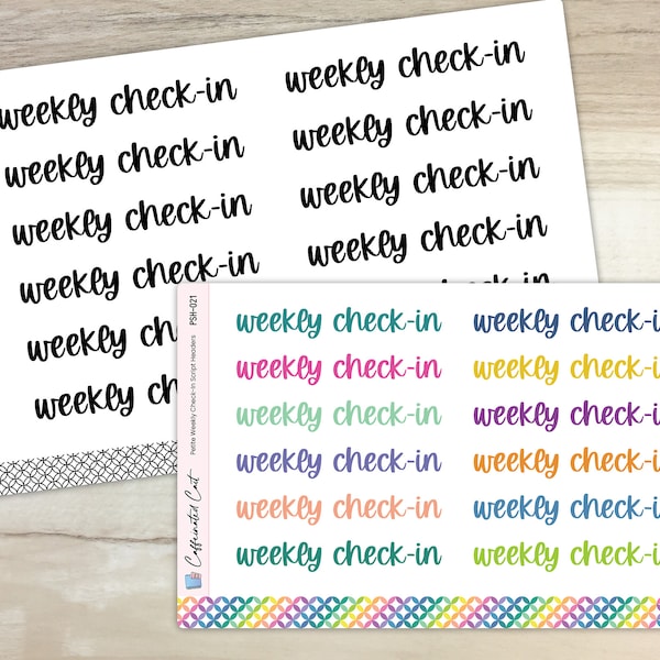 Check Stickers - Etsy