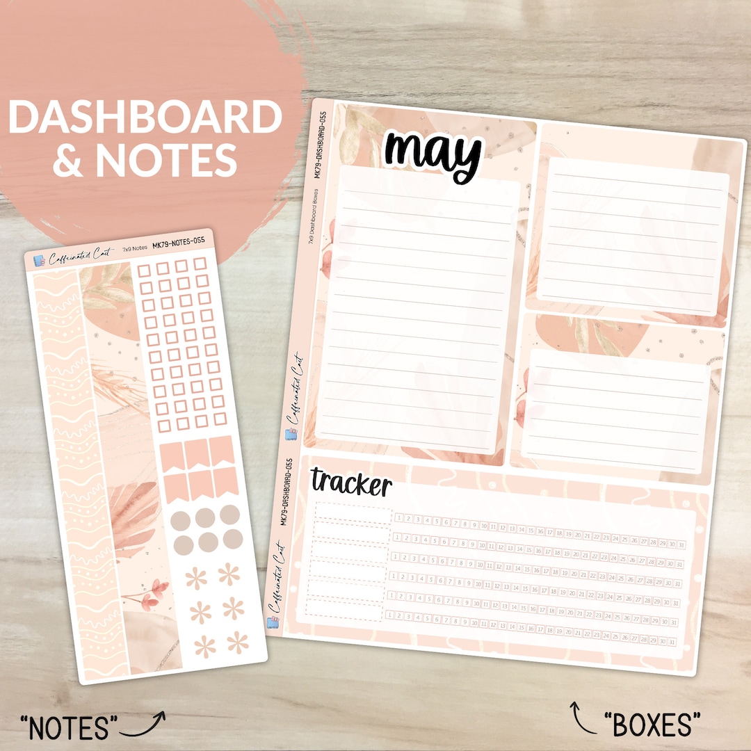 Dashboard and Notes Kit - Neutral Boho [ BK-055 ] - Etsy