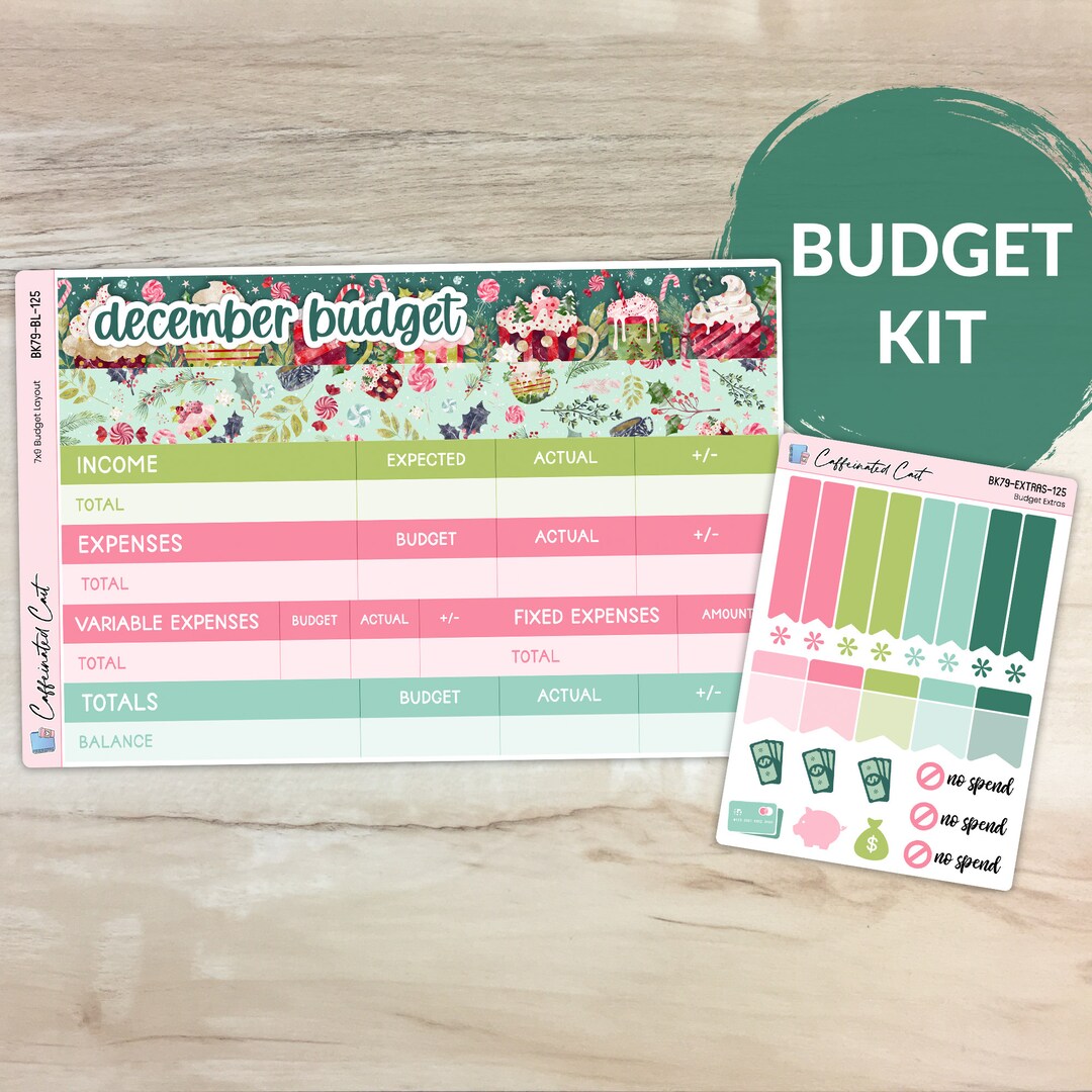 Budget Kit - Peppermint Cocoa [ BK-125 ] - Etsy