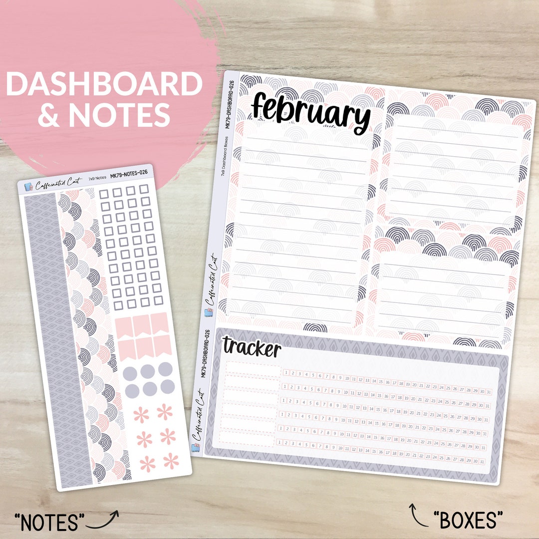 Dashboard and Notes Kit - Boho & Chill [ BK-026 ] - Etsy