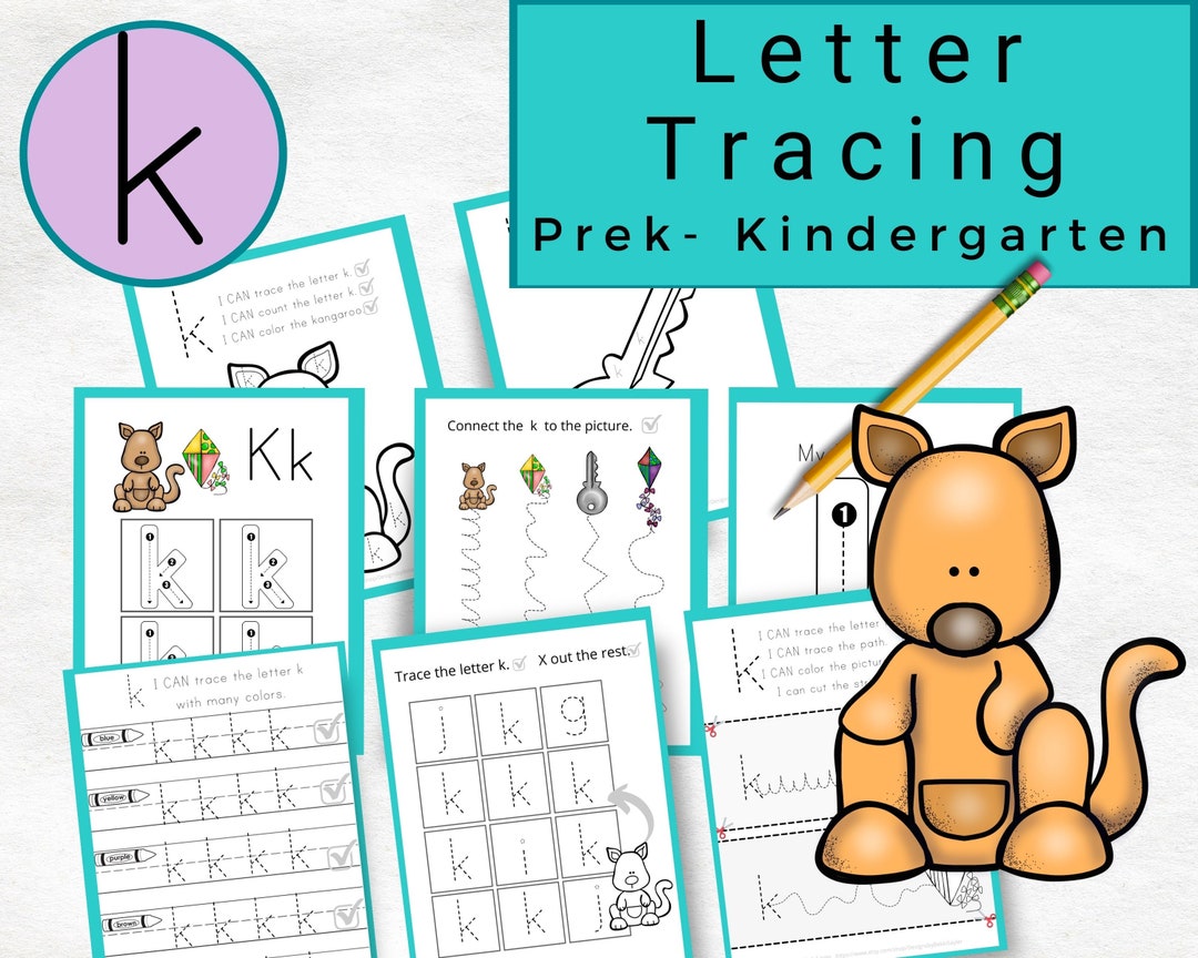 Kindergarten Handwriting Practice, Alphabet Tracing Printables, Tracing ...