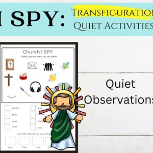 I Spy With My Little Eye Worksheet, Transfiguration of Jesus, Teaching ...