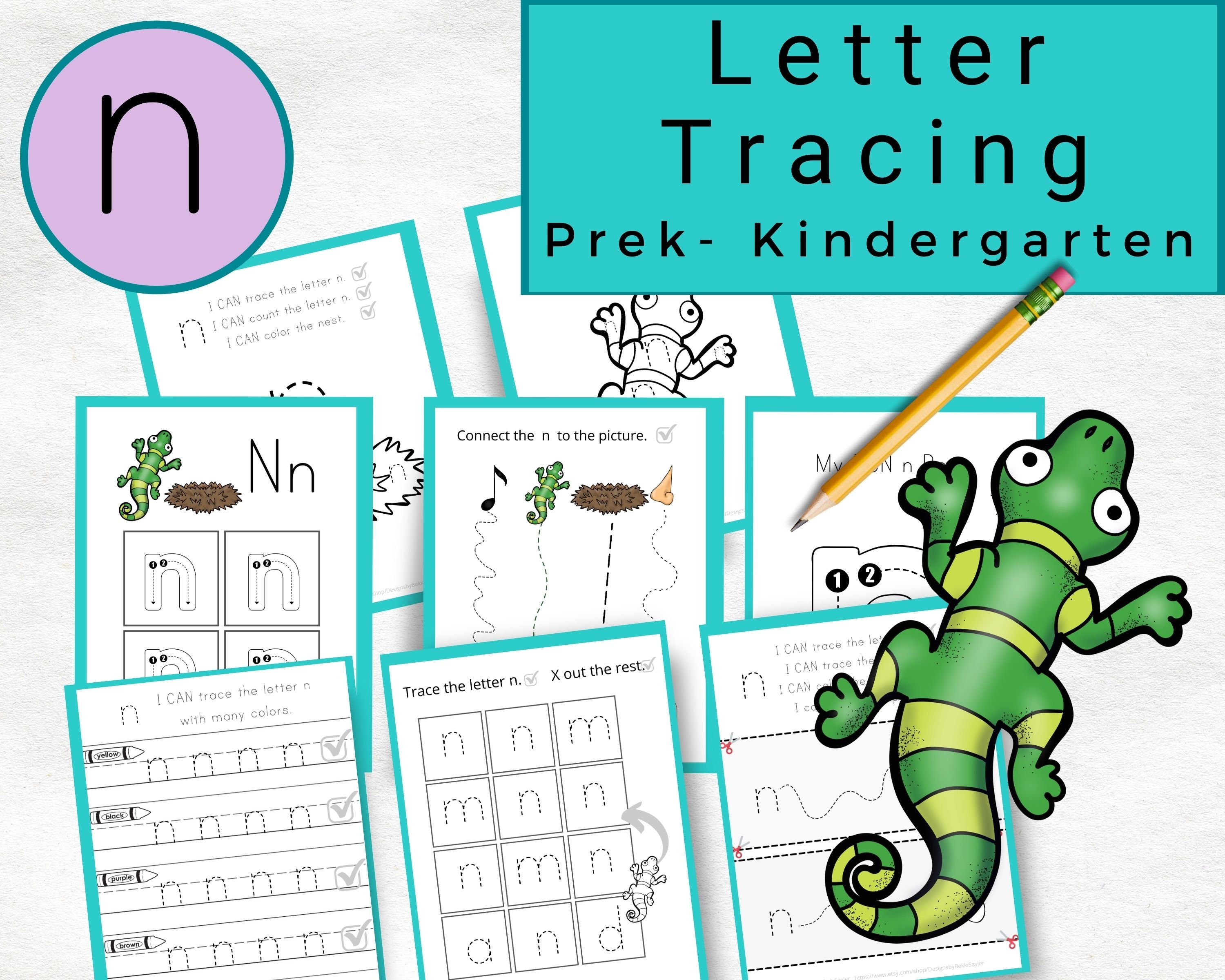 Tracing Lowercase Letters, Kindergarten Handwriting Practice, Alphabet ...