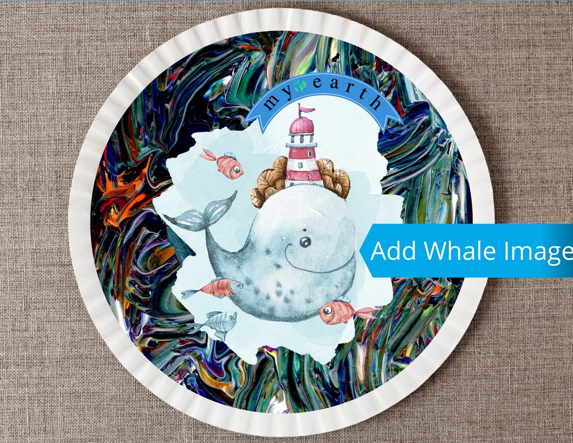 Preschool Whale Craft, Earth Day Craft for Kids, Paper Plate Craft ...