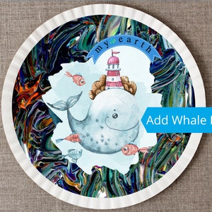 Preschool Whale Craft, Earth Day Craft for Kids, Paper Plate Craft ...