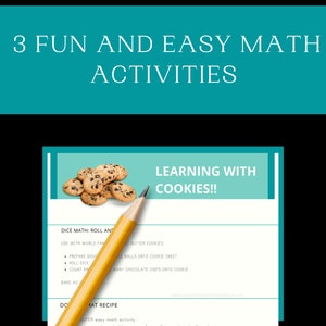 Cookie Math for Kids, Fun Math Activity, Math Lessons, Math Worksheets ...