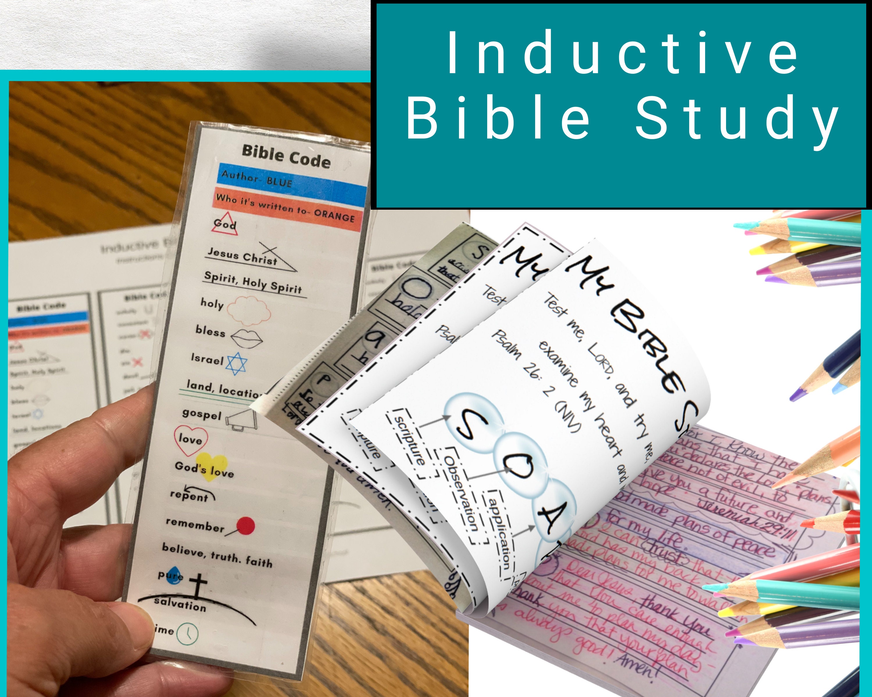Bible Color Code, Inductive Bible Study, Sunday School Lessons for Kids ...