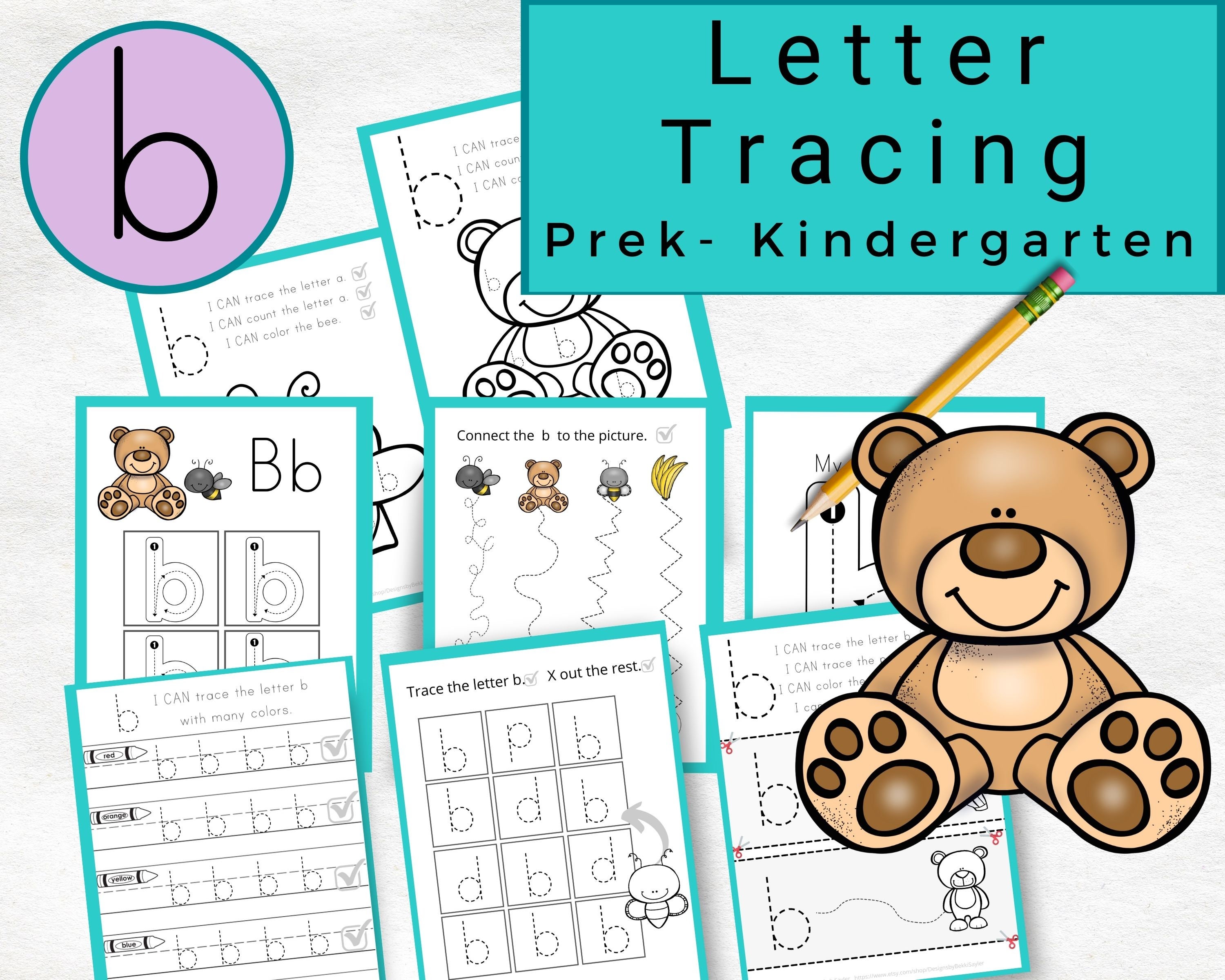 Kindergarten Handwriting Practice, Tracing Lowercase Letters, Alphabet ...