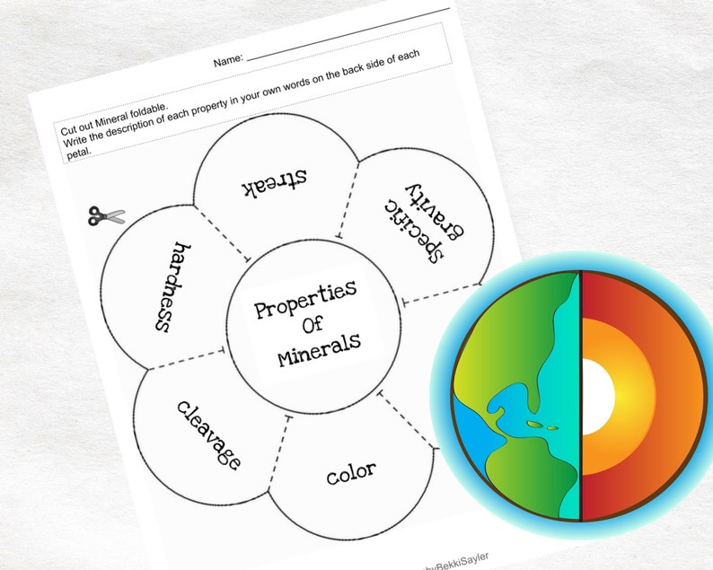 Geology Worksheets for Middle School - Earth Quakes - Topography ...