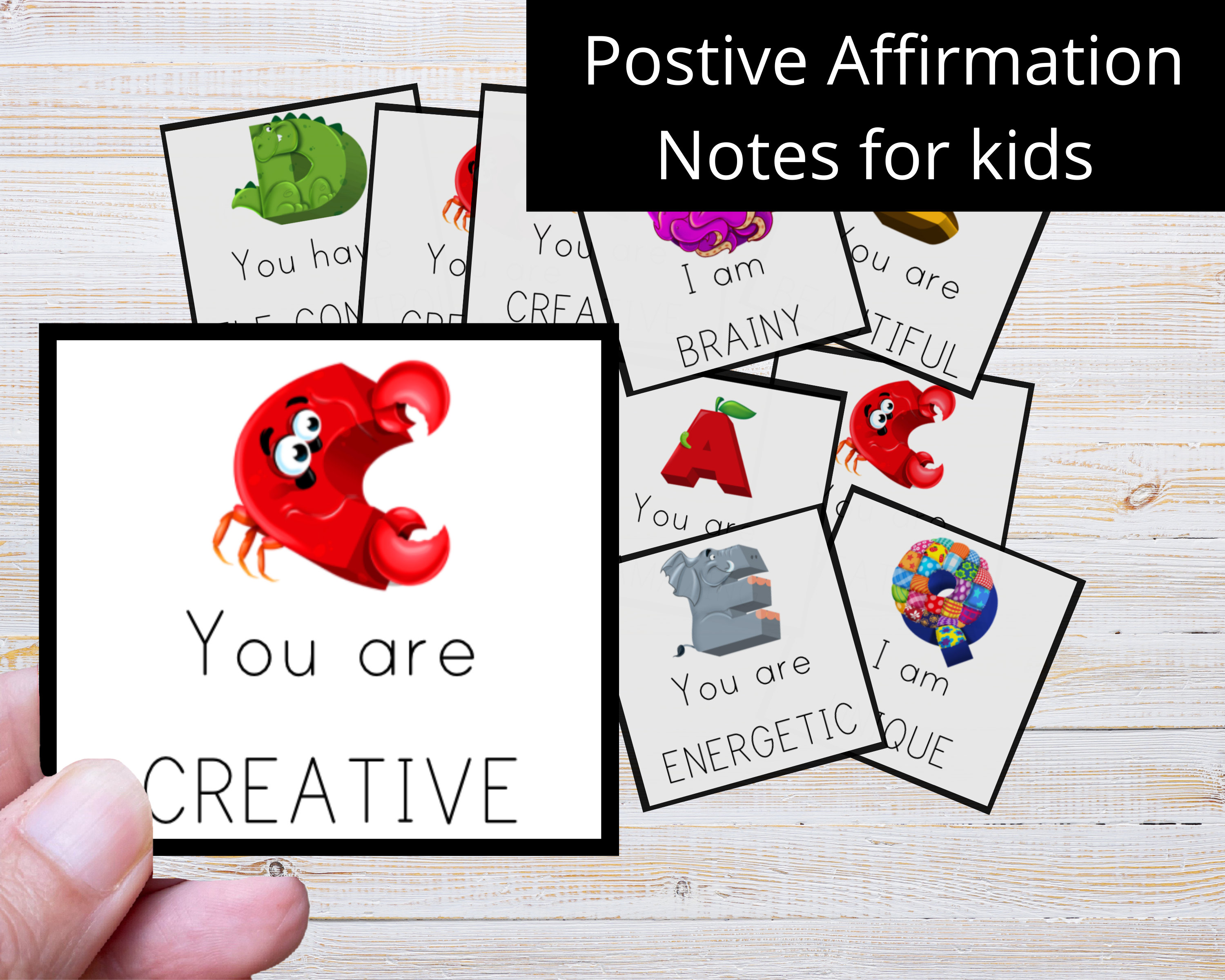 Positive Affirmation Cards for Teachers, Positive Affirmations for ...