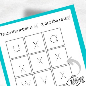 Preschool Tracing Pages, Tracing Letter X Worksheets, Tracing Lowercase ...