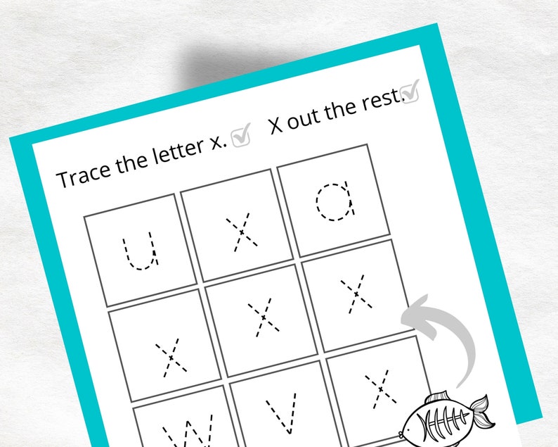 Preschool Tracing Pages, Tracing Letter X Worksheets, Tracing Lowercase ...