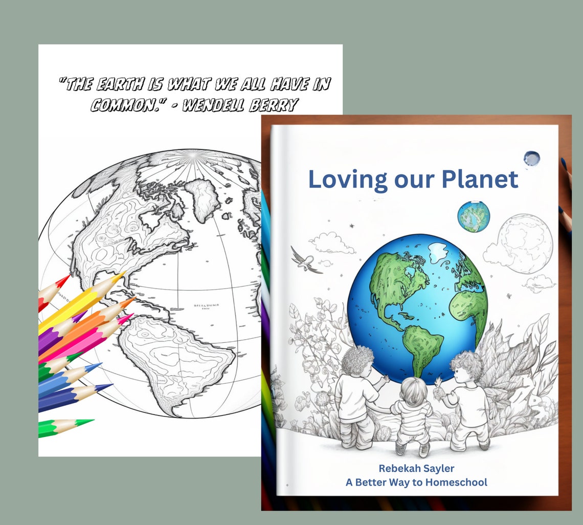 Earth Day Coloring Pages, Earth Day Printables, Environment Worksheets ...