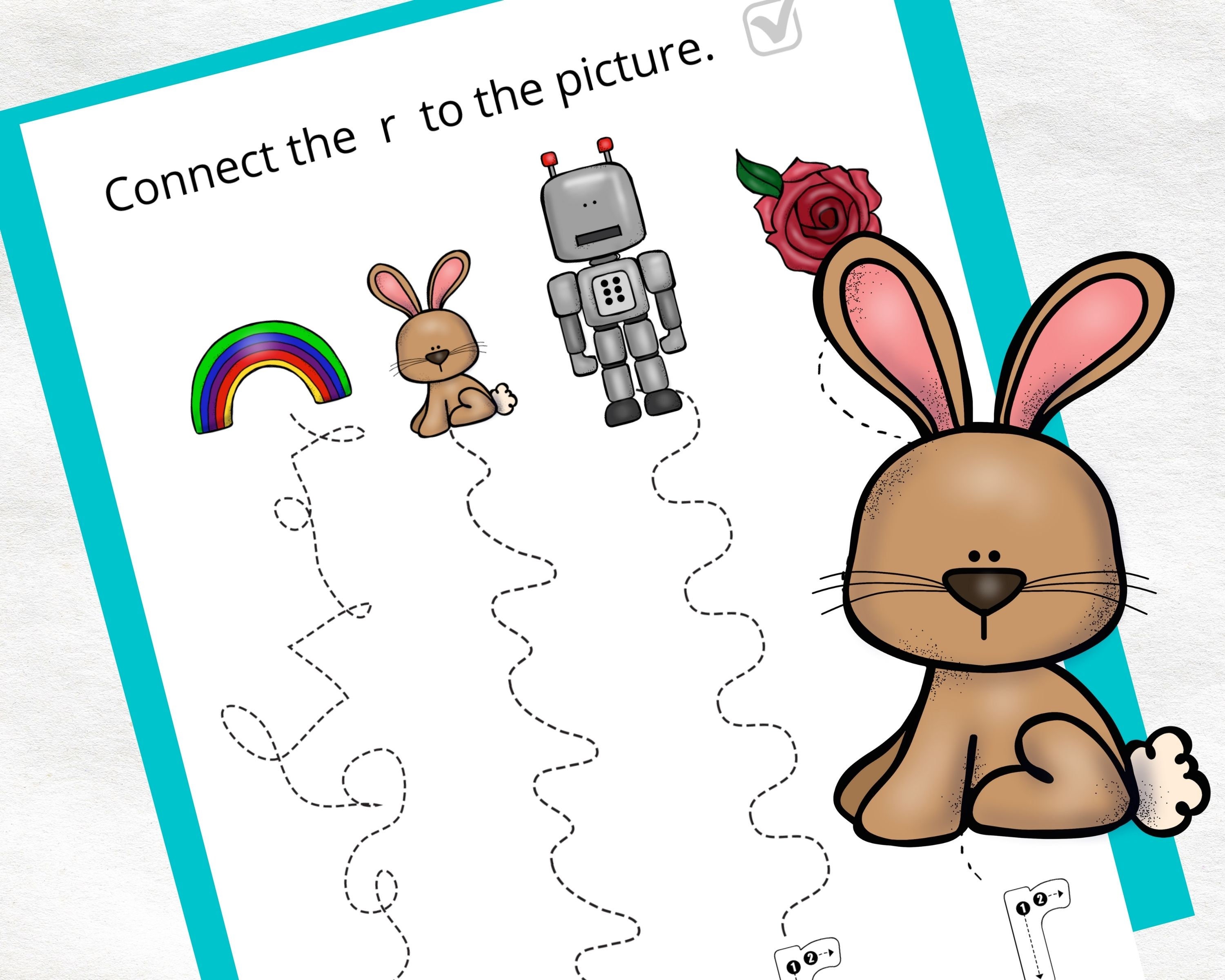 Tracing Letter R Worksheets, Tracing Lowercase Letters, Kindergarten ...