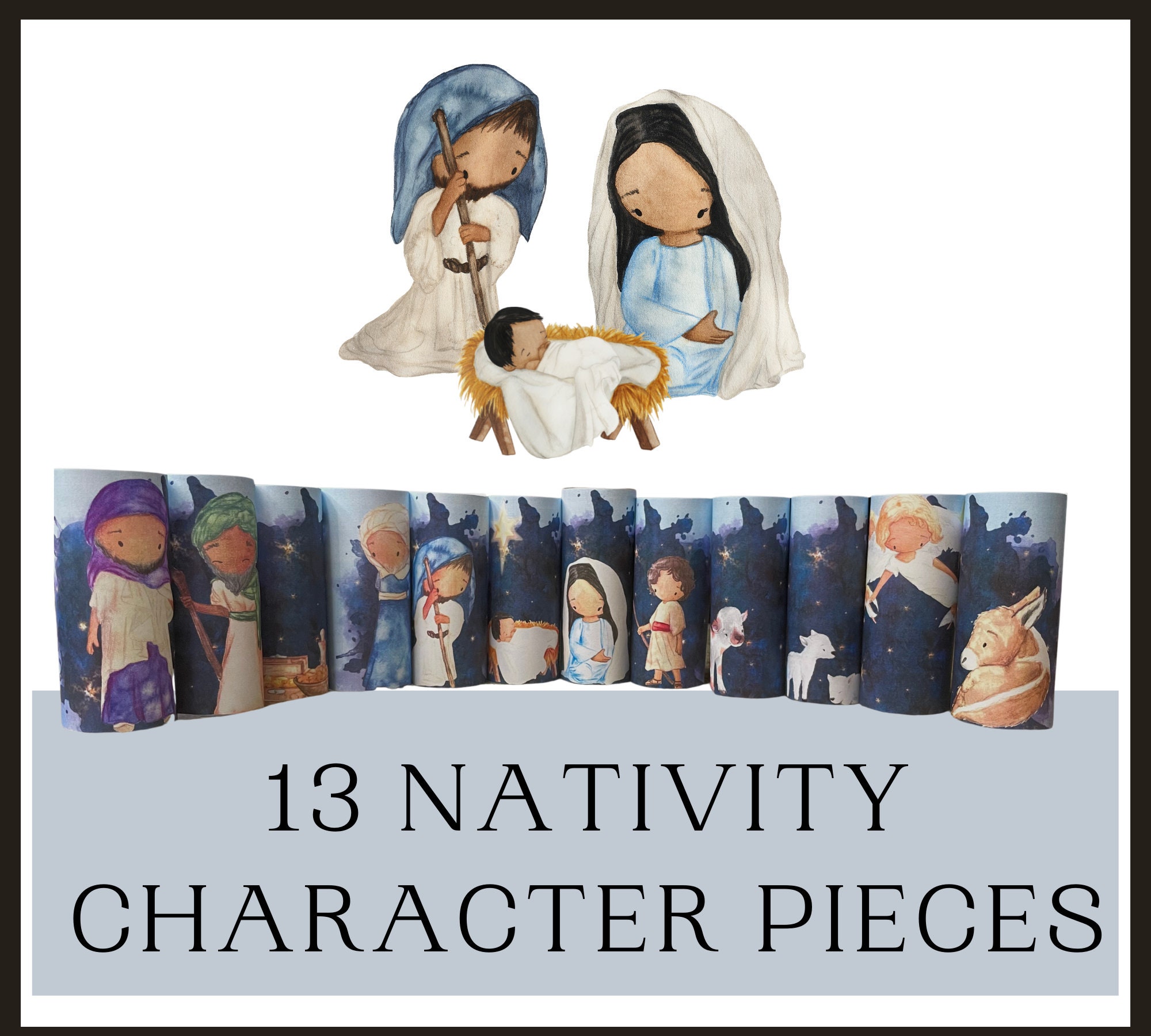 Toilet Paper Roll Activities, Nativity Paper Craft for Toddlers, DIY ...