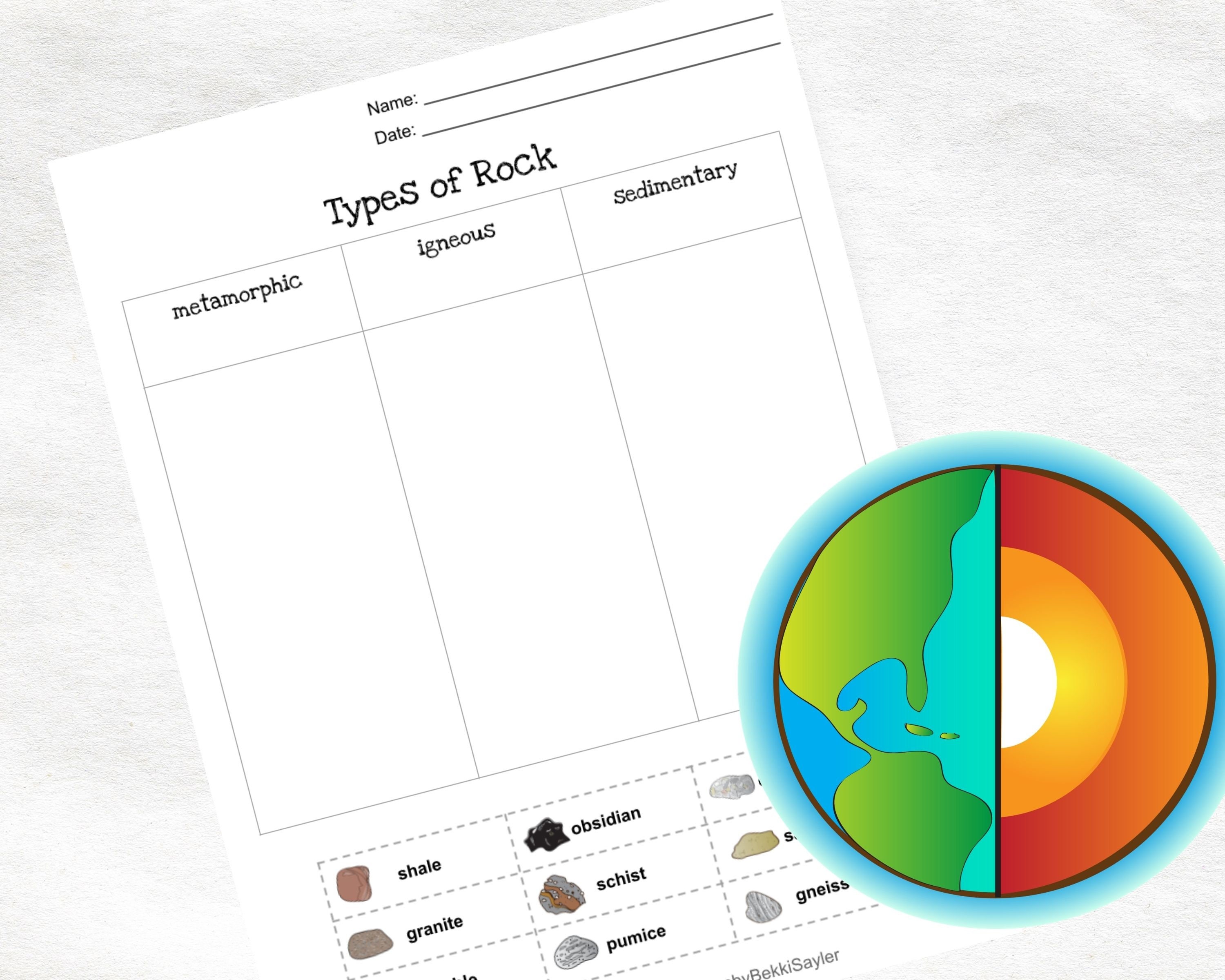 Geology Worksheets for Middle School - Earth Quakes - Topography ...