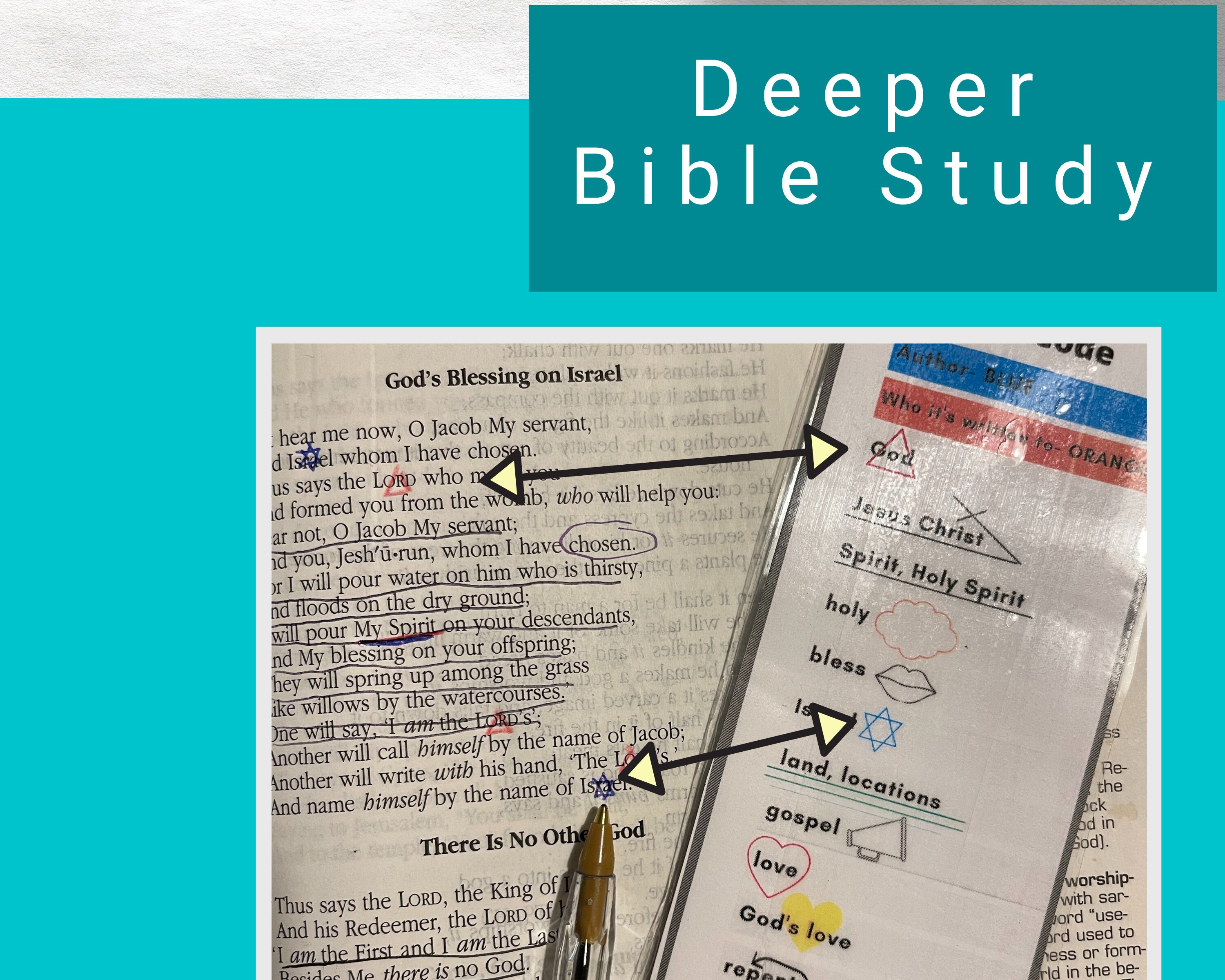 Bible Color Code, Inductive Bible Study, Sunday School Lessons for Kids ...