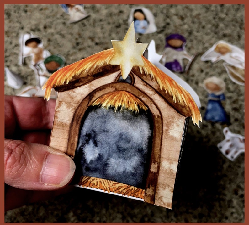 Nativity Craft for Kids, Advent for Kids, Christmas Nativity for Kids ...