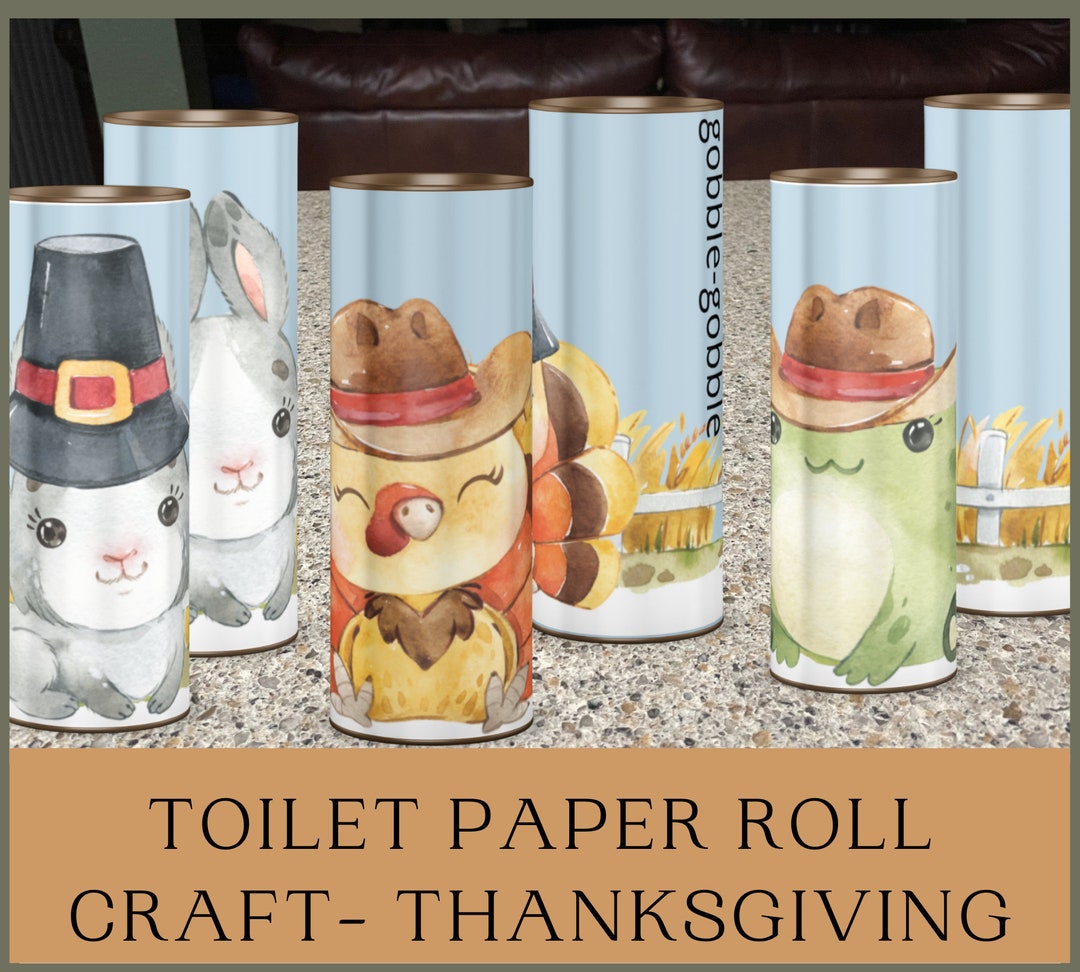 Thanksgiving Toilet Paper Roll Craft, Turkey Paper Activity ...