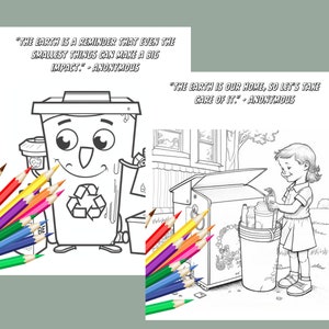 Earth Day Coloring Pages, Earth Day Printables, Environment Worksheets ...