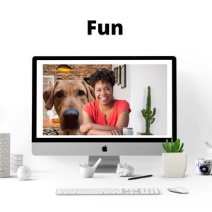 Fun Zoom Virtual Background Image, Zoom Meeting Background, Office ...