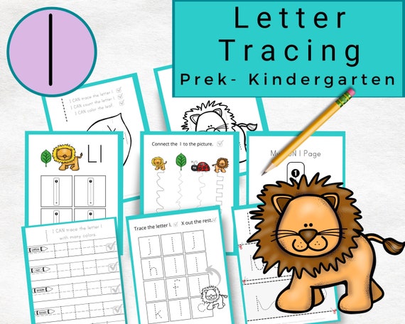 Hojas De Trabajo Preescolares Imprimibles Con La Letra L