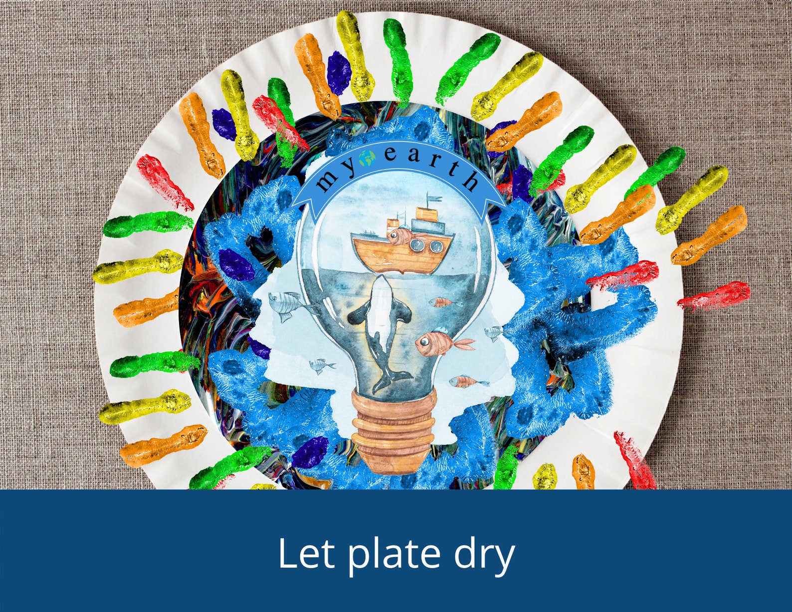 Preschool Whale Craft, Earth Day Craft for Kids, Paper Plate Craft ...