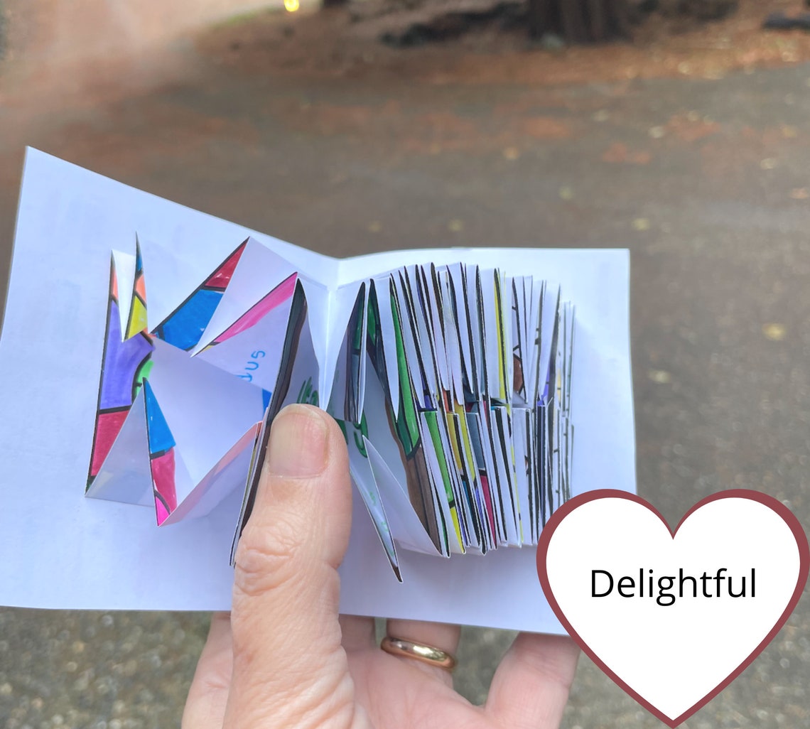 Books of the Bible Craft, Mini Book, Pop up Book Craft, Paper Craft for ...