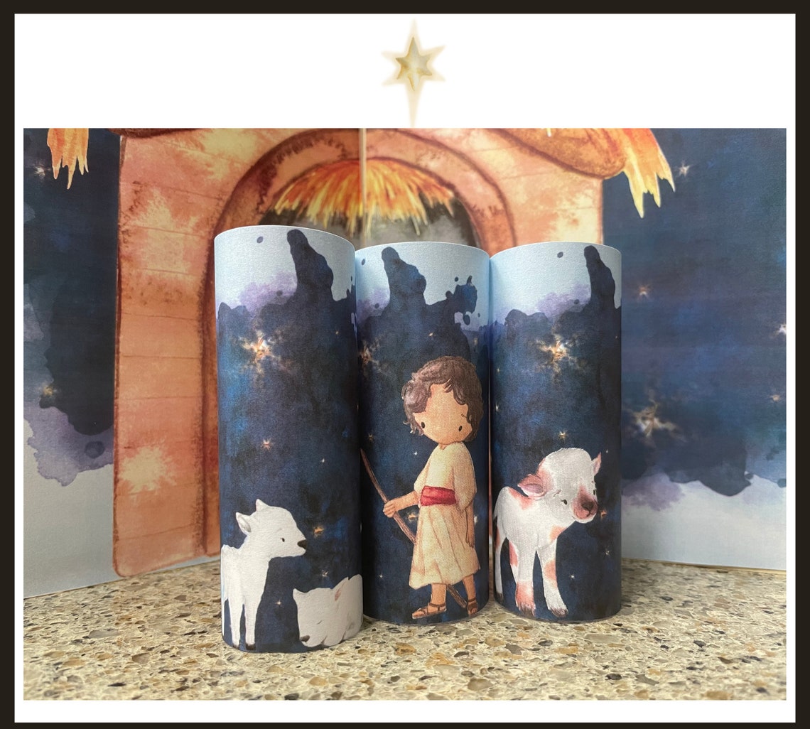 Toilet Paper Roll Activities, Nativity Paper Craft for Toddlers, DIY ...