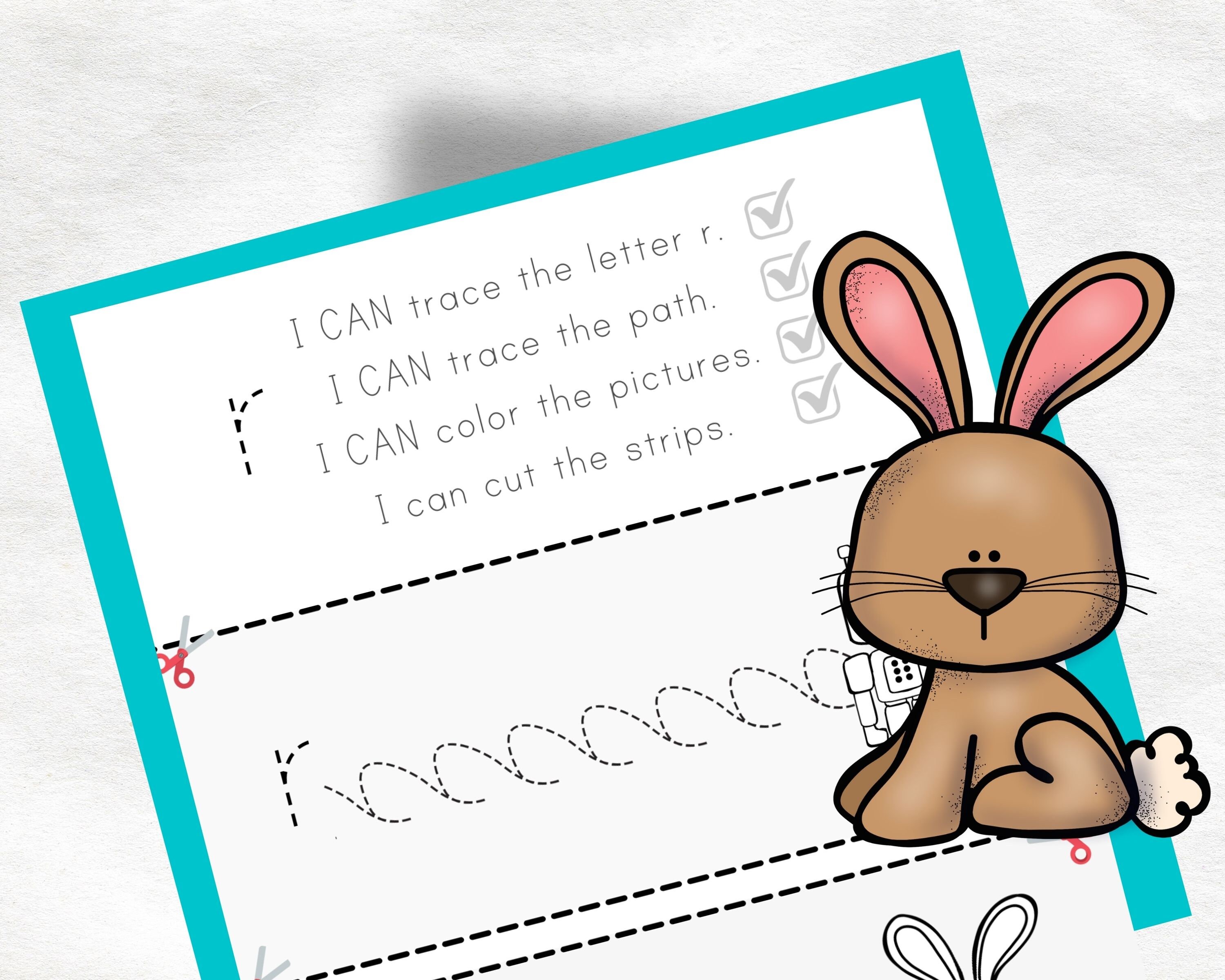 Tracing Letter R Worksheets, Tracing Lowercase Letters, Kindergarten ...