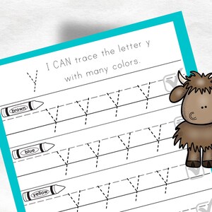 Preschool Tracing Pages, Tracing Letter Y Worksheets, Tracing Lowercase ...