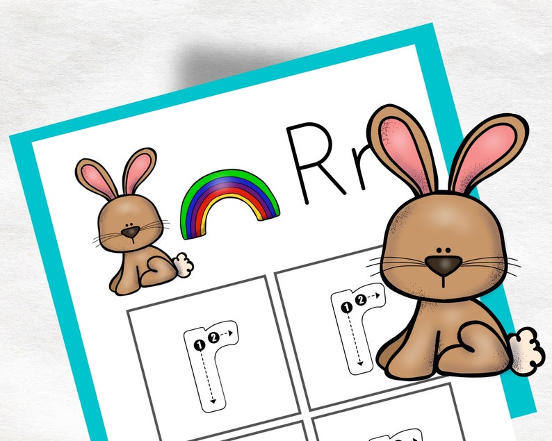 Tracing Letter R Worksheets, Tracing Lowercase Letters, Kindergarten ...