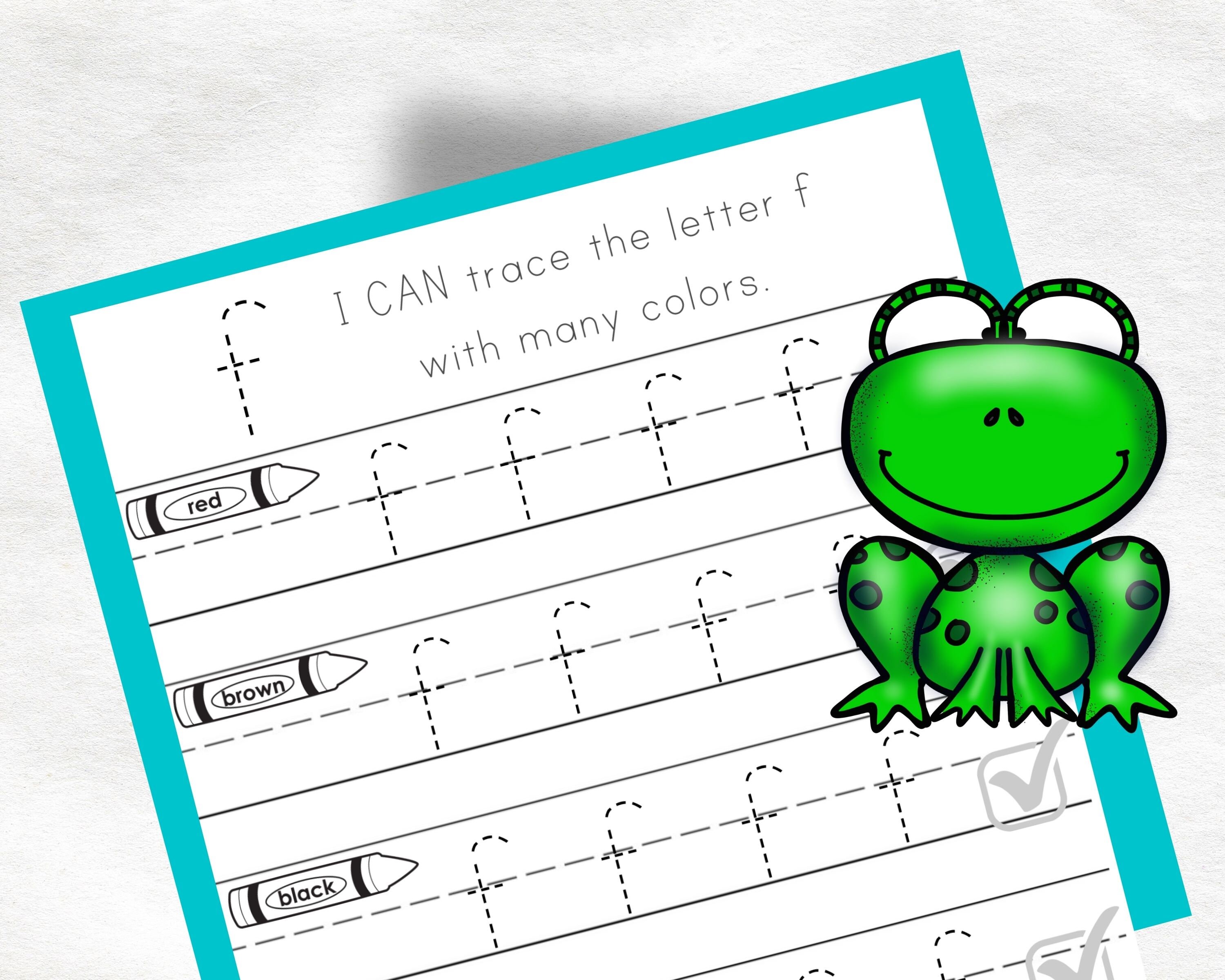 Alphabet Tracing Printables, Tracing Letter F Worksheets, Tracing ...