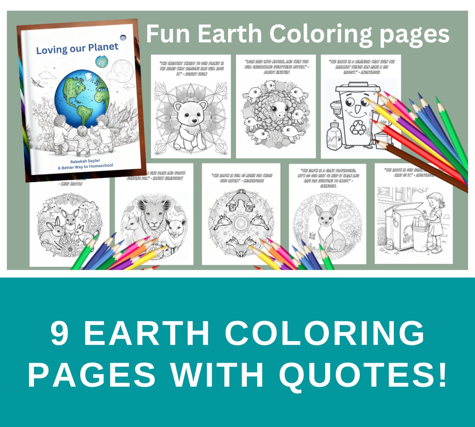 Earth Day Coloring Pages, Earth Day Printables, Environment Worksheets ...