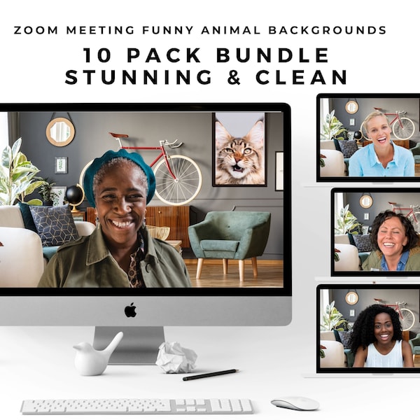 Funny Zoom Meeting Background - Etsy