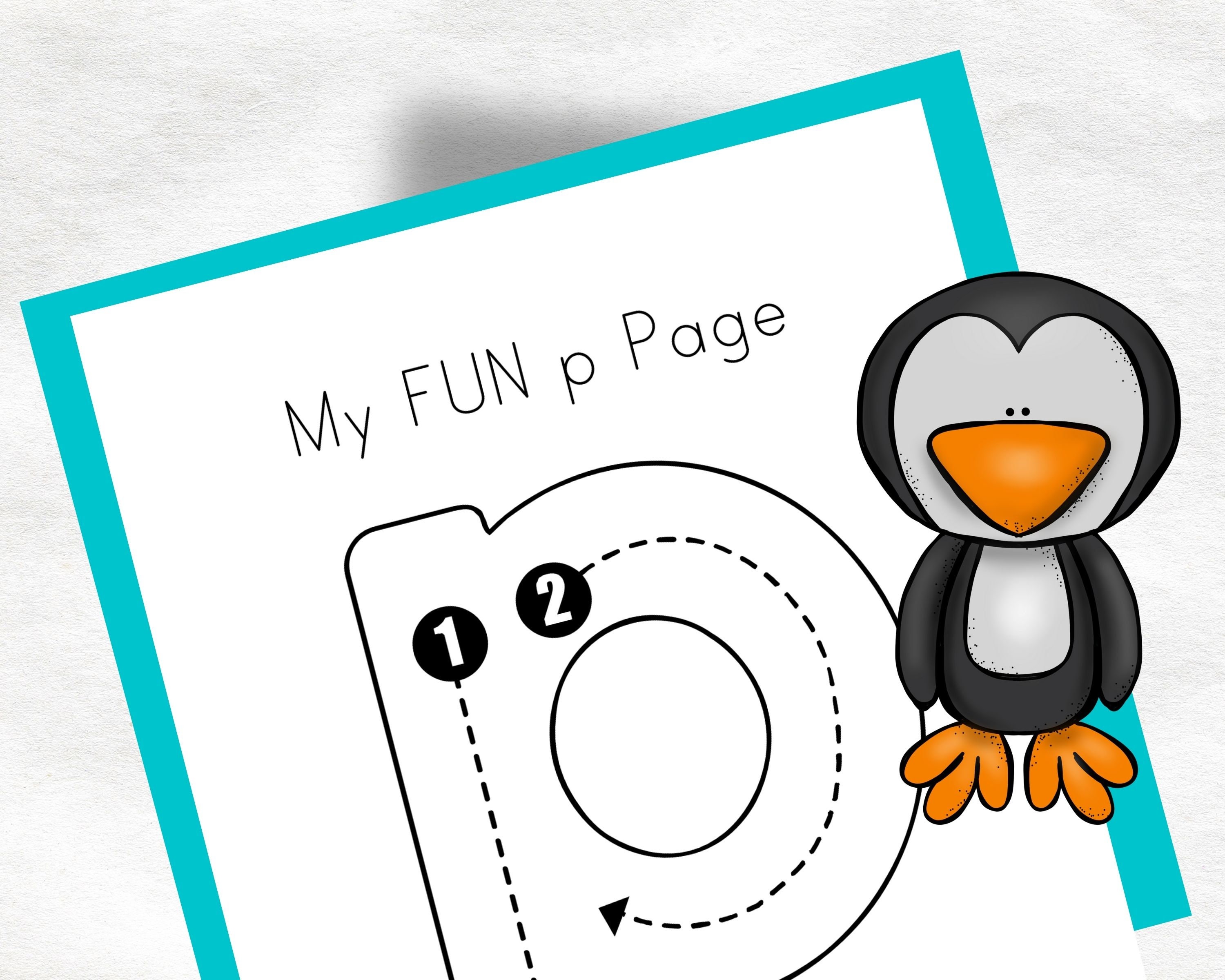 Tracing Letter P Worksheets, Tracing Lowercase Letters, Kindergarten ...