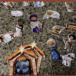 Nativity Craft for Kids, Advent for Kids, Christmas Nativity for Kids ...