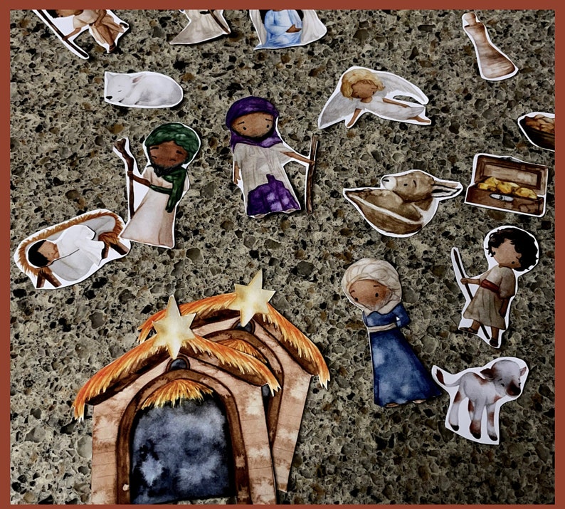 Nativity Craft for Kids, Advent for Kids, Christmas Nativity for Kids ...