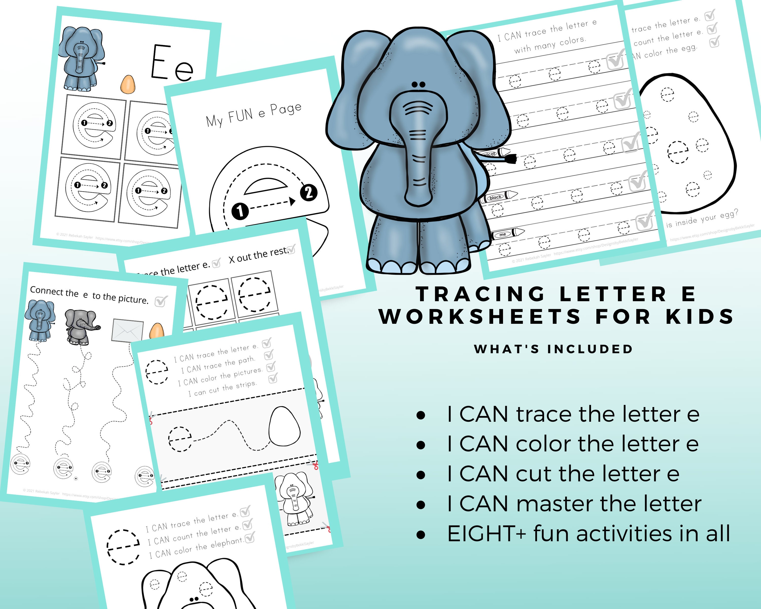 Preschool Worksheets, Tracing Letter E Worksheets, Alphabet Tracing ...