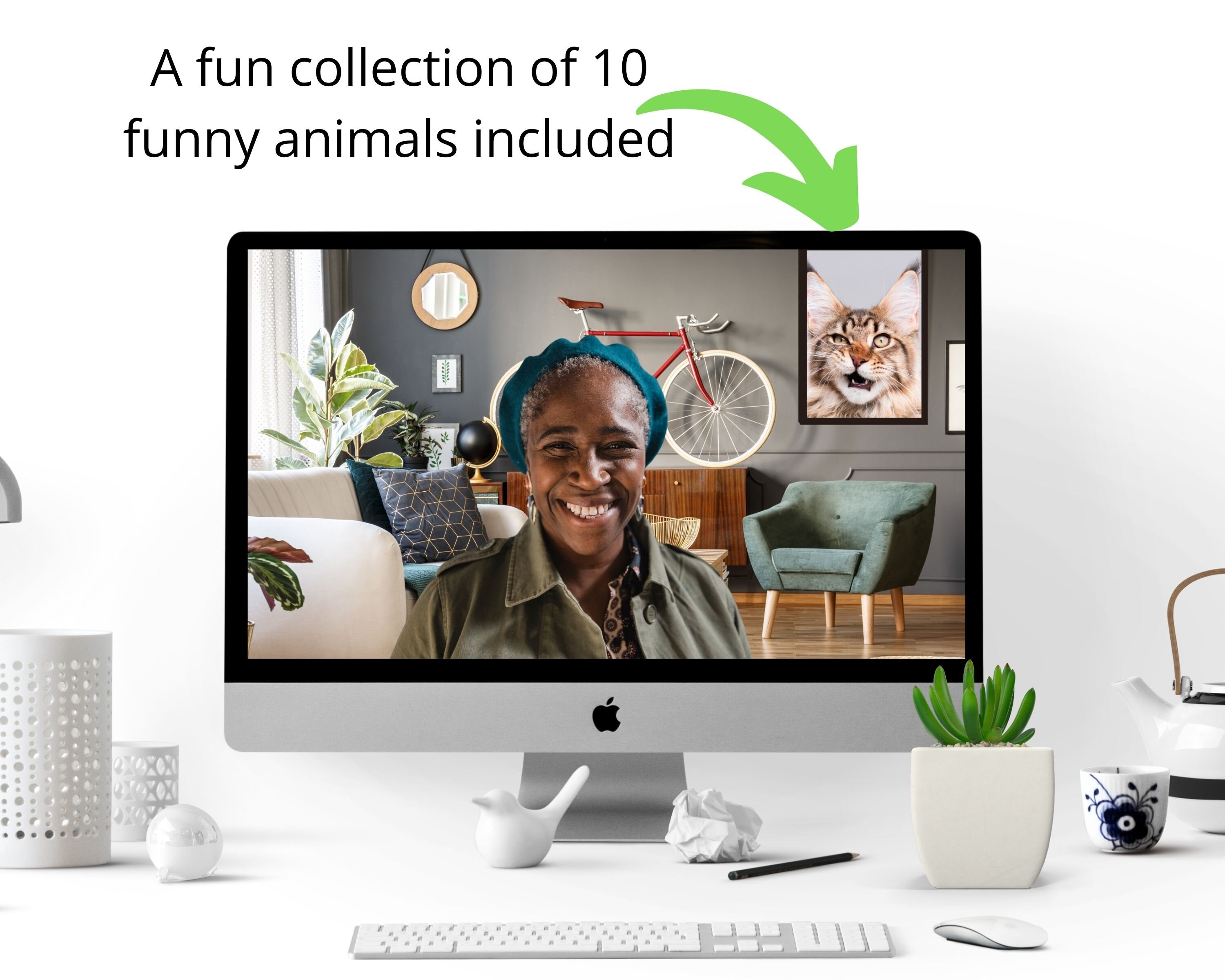 Zoom Cat Png, Zoom Virtual Background Image, Zoom Meeting Background ...