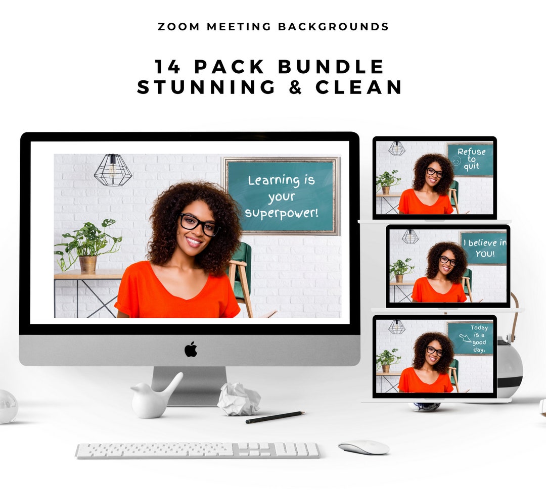 Zoom Background Office, Zoom Meeting Background, 14 Virtual Backdrops ...