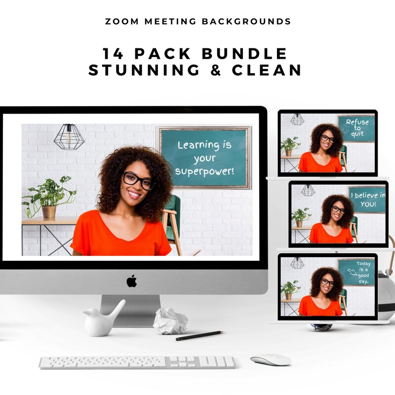 Zoom Background Office - Etsy