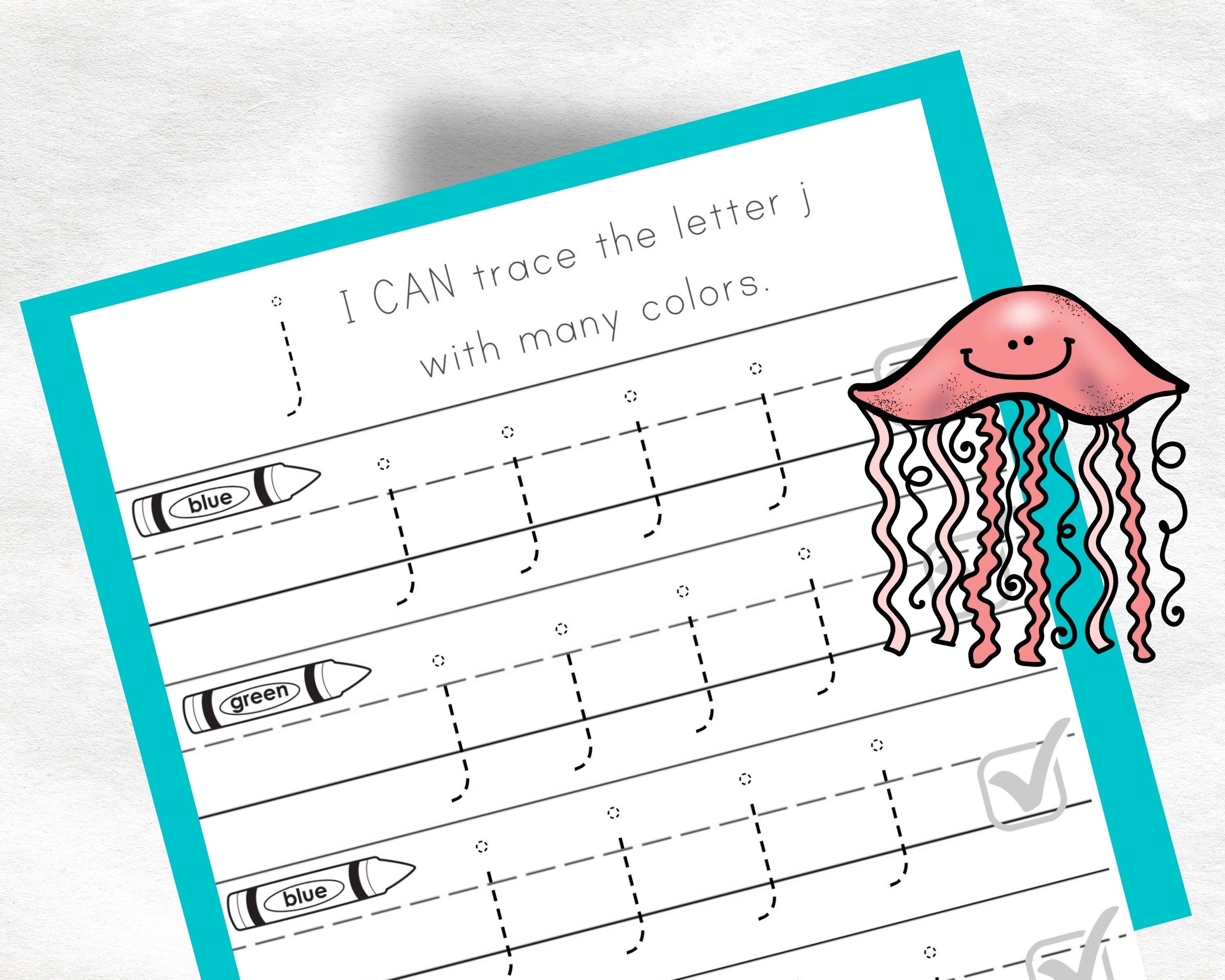Kindergarten Handwriting Practice, Alphabet Tracing Printables, Tracing ...