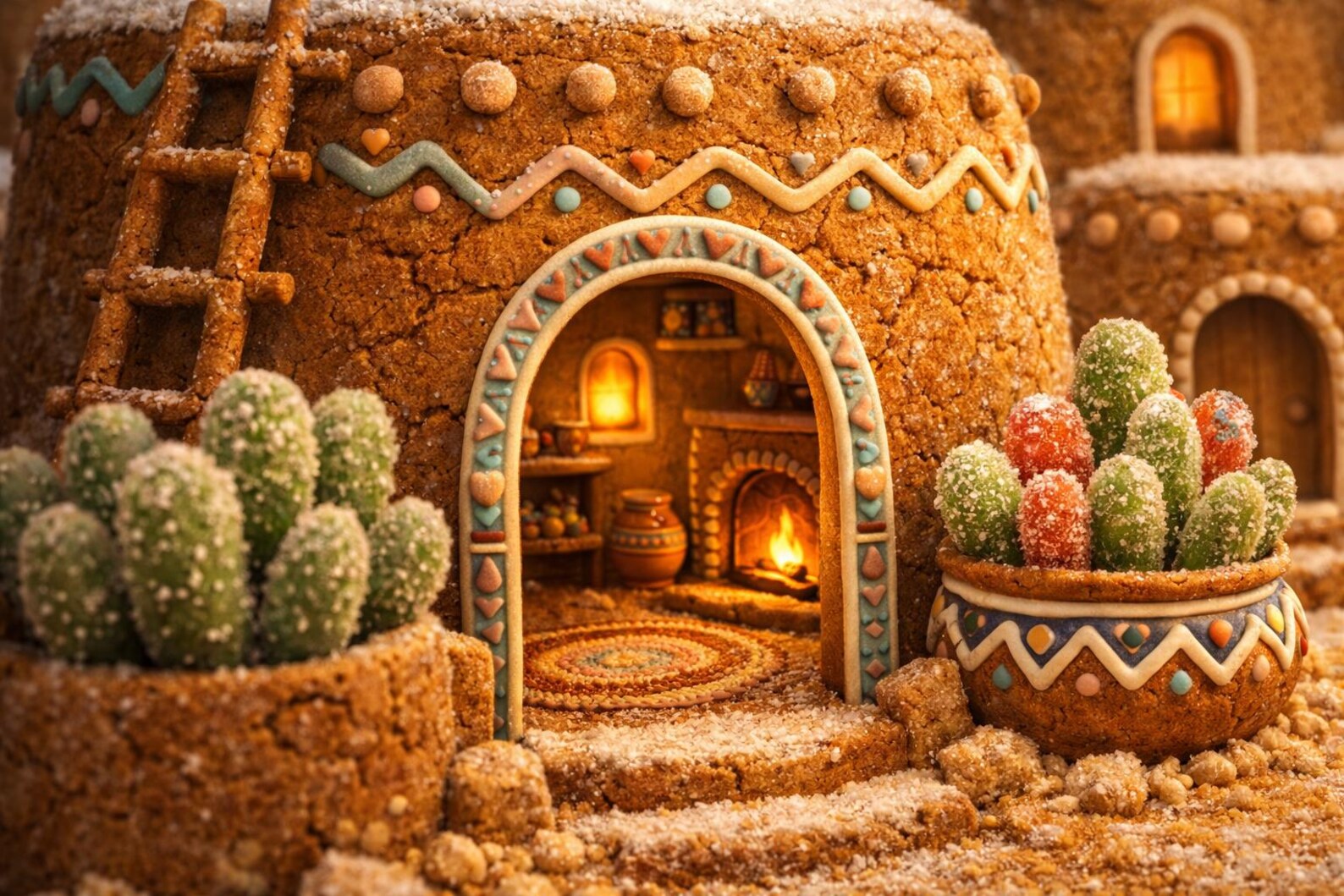Adobe Gingerbread Home_9 Digital Images - Etsy